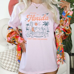 Florida Shirt, Sunshine Shirt, Beachy Shirt, Ocean Shirt, Alligator ...