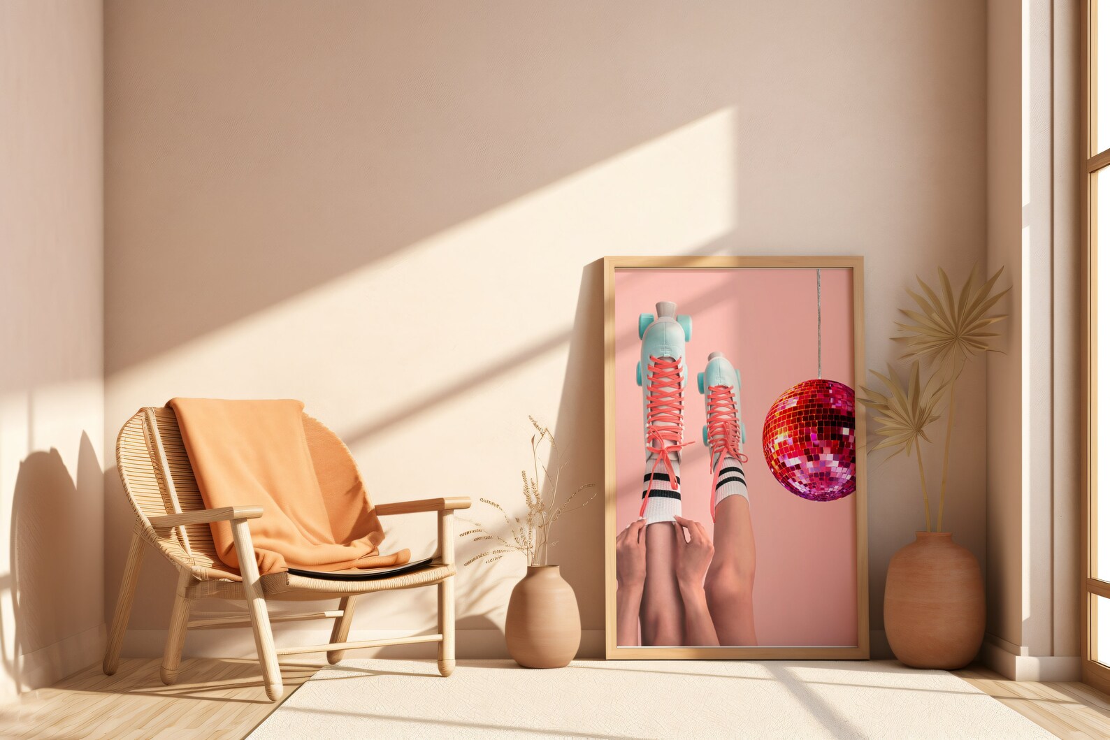 Disco Cowgirl, Disco Art Print, Disco Ball Decor, Coastal Cowgirl ...