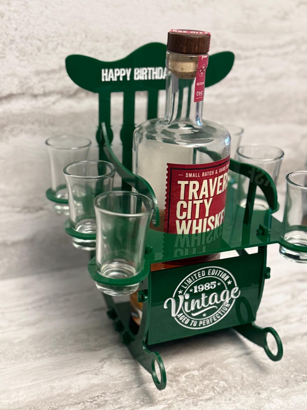 Custom Acrylic Rocking Chair Liquor Holder – Funny Retirement Gift - Etsy