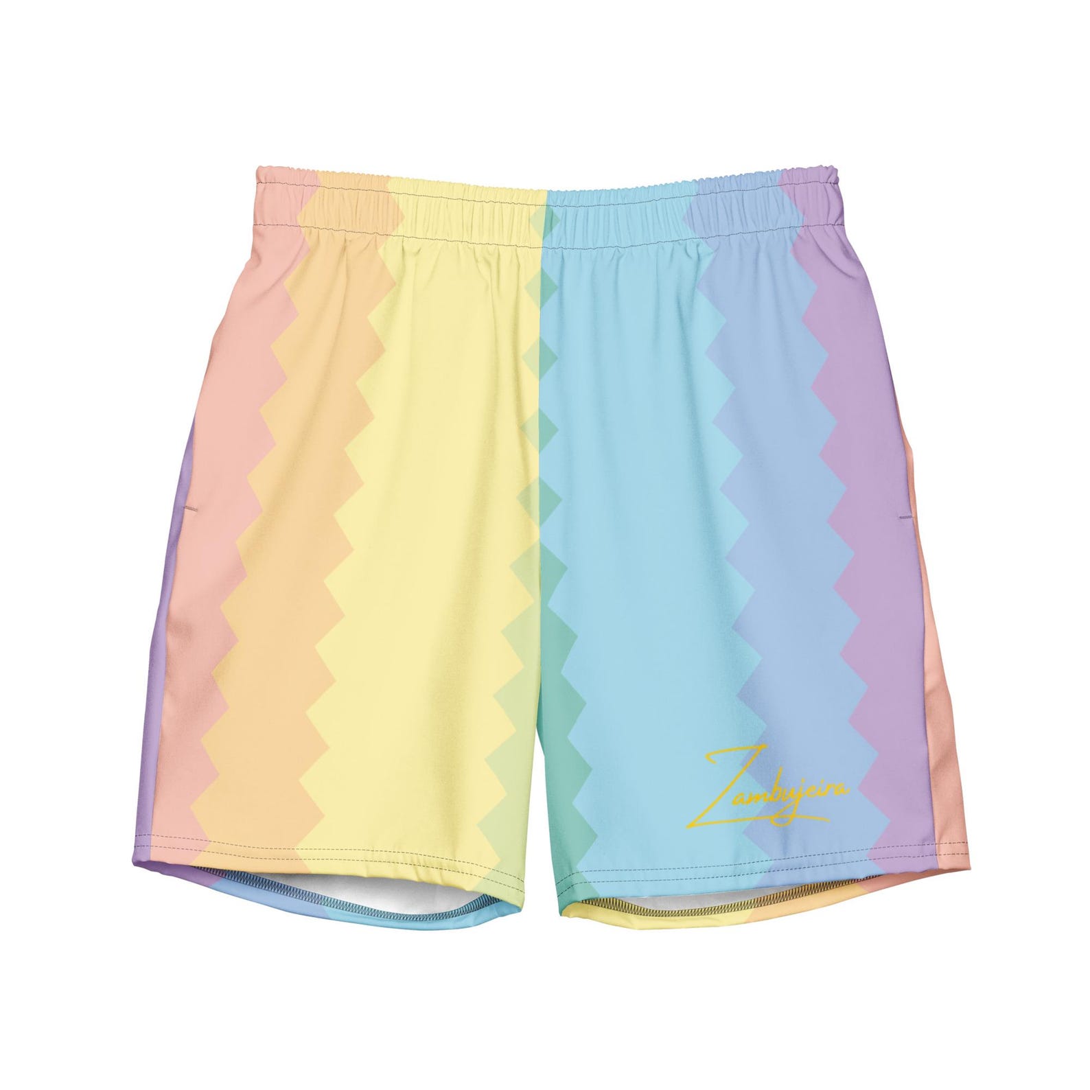 Rainbow Swim Shorts - Etsy