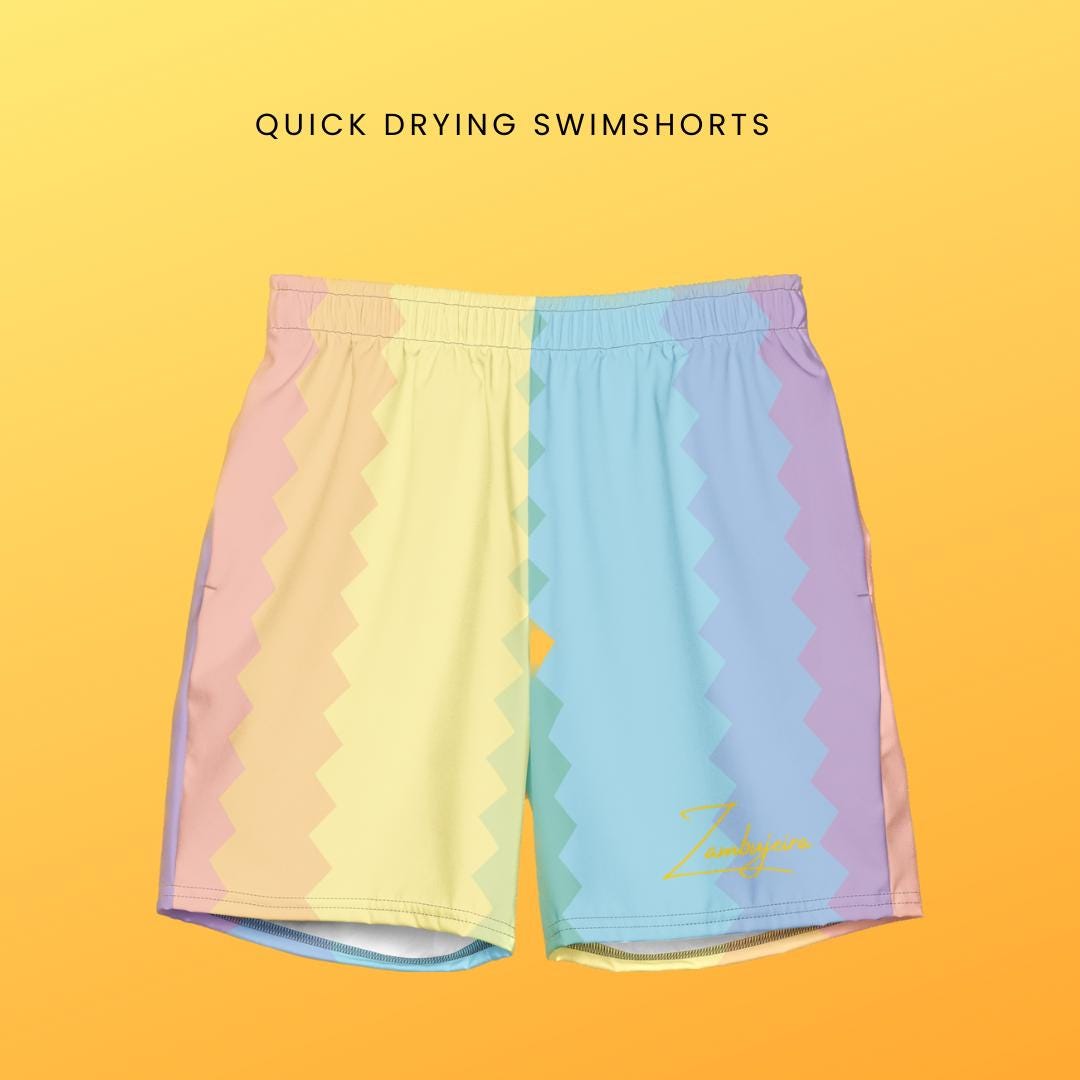 Rainbow Swim Shorts - Etsy