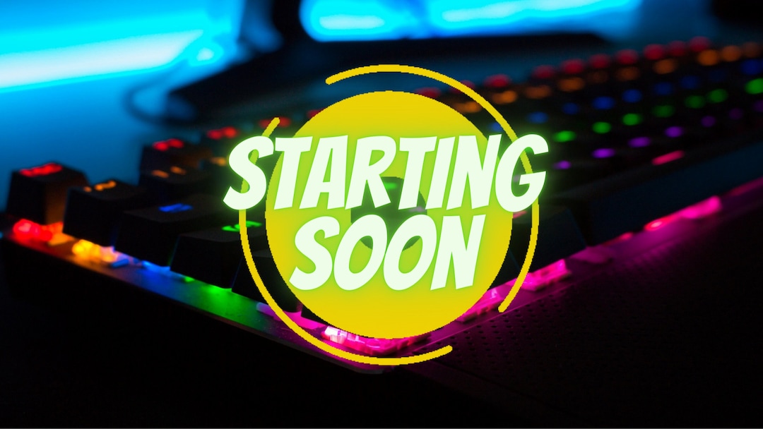 Twitch Animated Screens, Starting Soon Screens, Be Right Back Screens ...