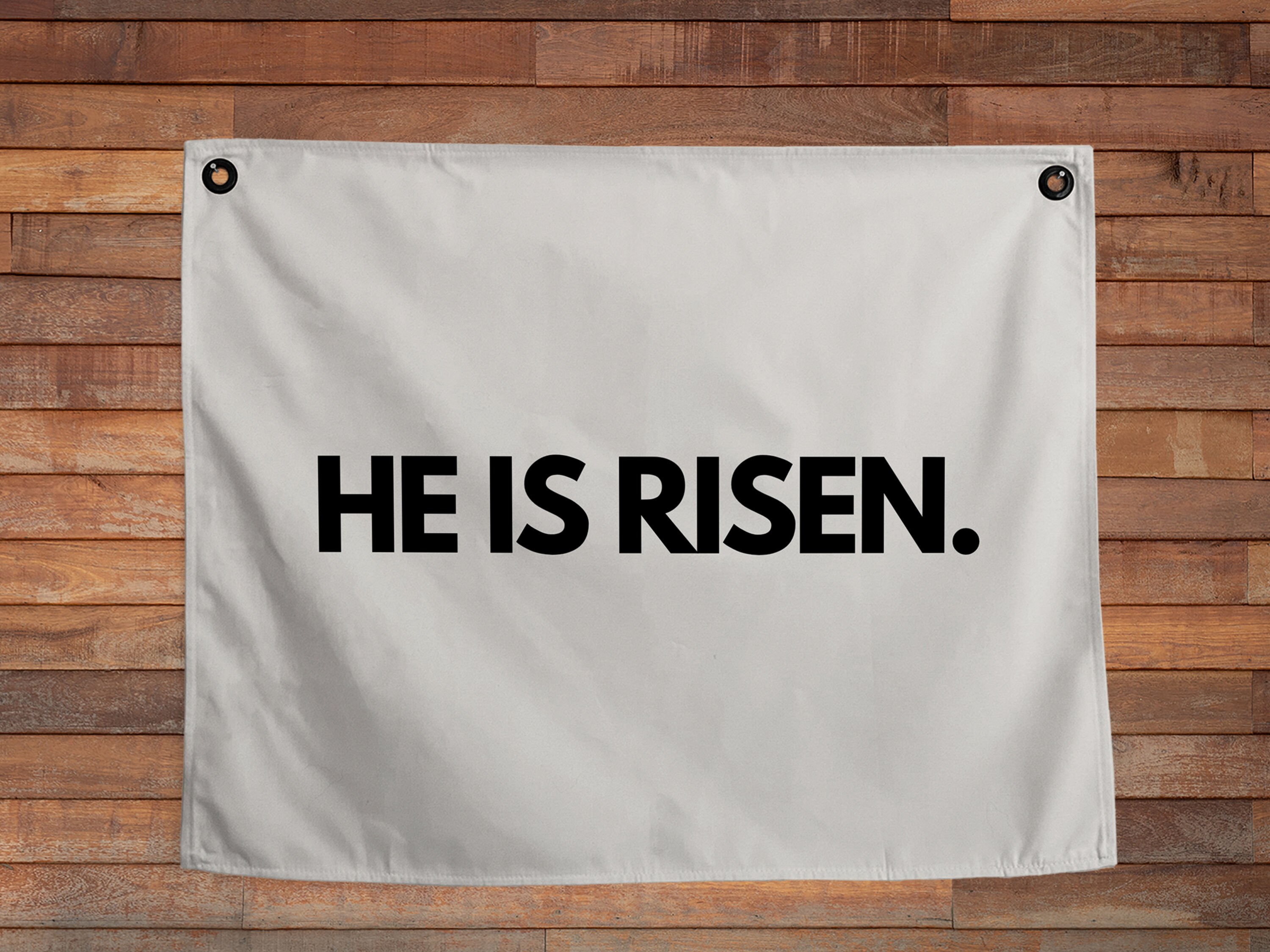 He is Risen Banner | Home Decor | Religious Decor | Christian Decor ...