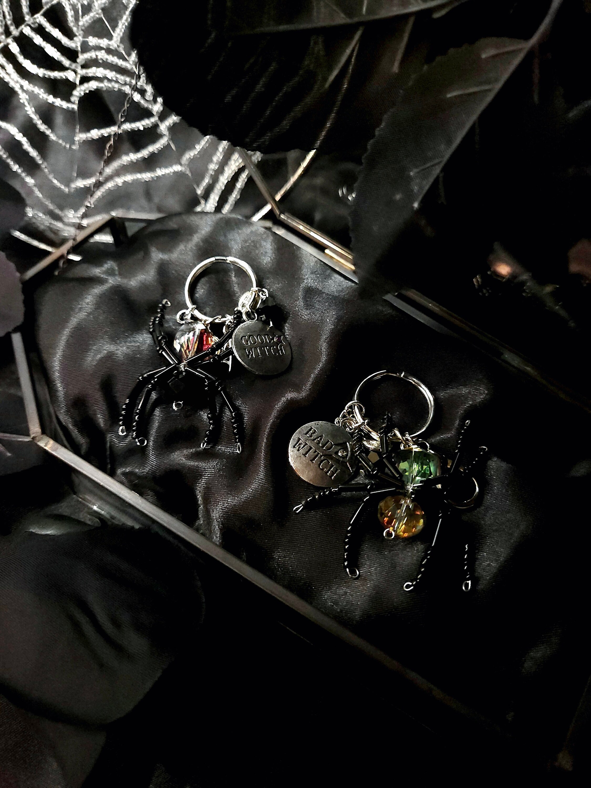 Gothic BFF Witch Keychains | Matching Goth Keychains, Gifts for Goth ...