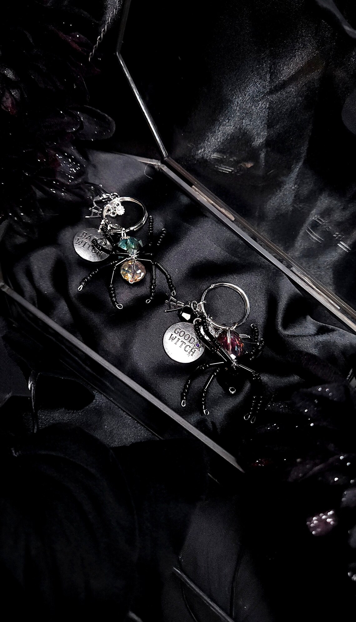 Gothic BFF Witch Keychains | Matching Goth Keychains, Gifts for Goth ...