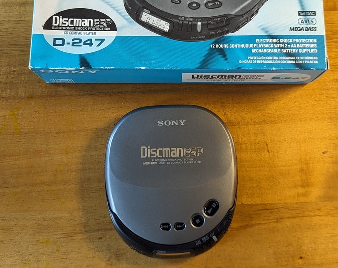 Sony MDR-201LP Discman With ESP and Mega Bass | 1bit DAC | Old New in ...