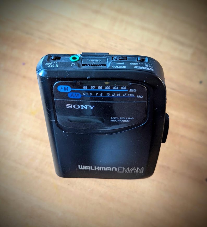 Vintage Sony Walkman WM-FX101 Cassette AM/FM Player - Etsy