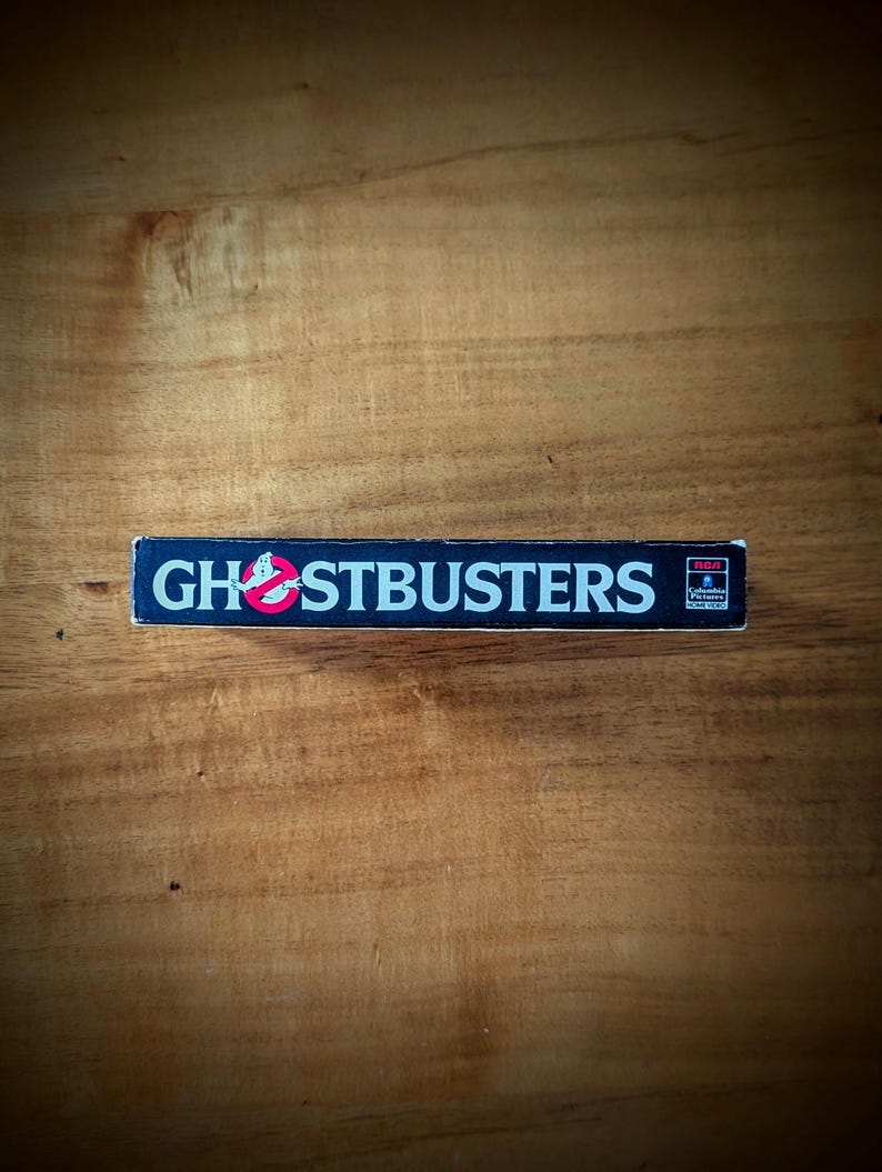 Ghostbusters (1984) – 1985 VHS Edition | 1st Edition Red Border Side ...