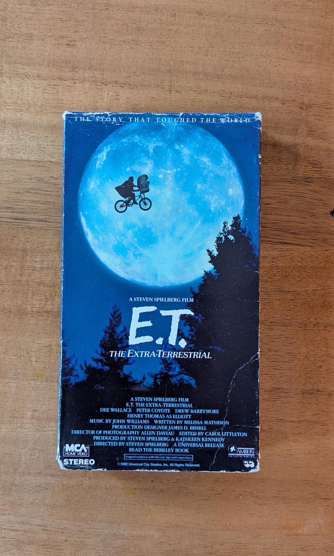 Vintage VHS Tape: E.T. the Extraterrestrial (1982) | Steven Spielberg ...