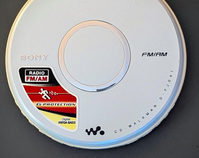 Vintage Sony Discman D-FJ041 Portable CD Player AM/FM Radio | Retro ...