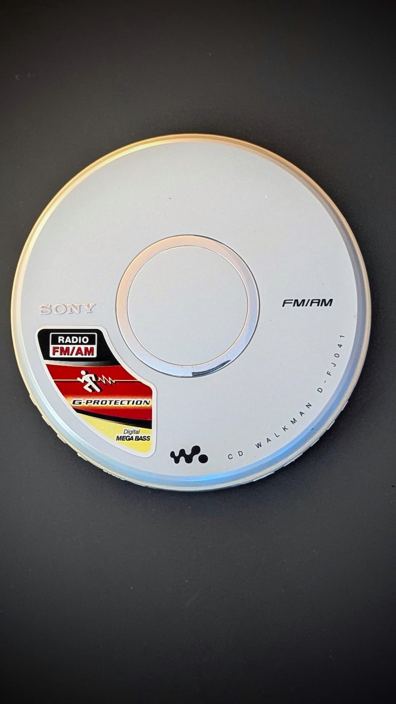 Vintage Sony Discman D-FJ041 Portable CD Player AM/FM Radio Retro ...