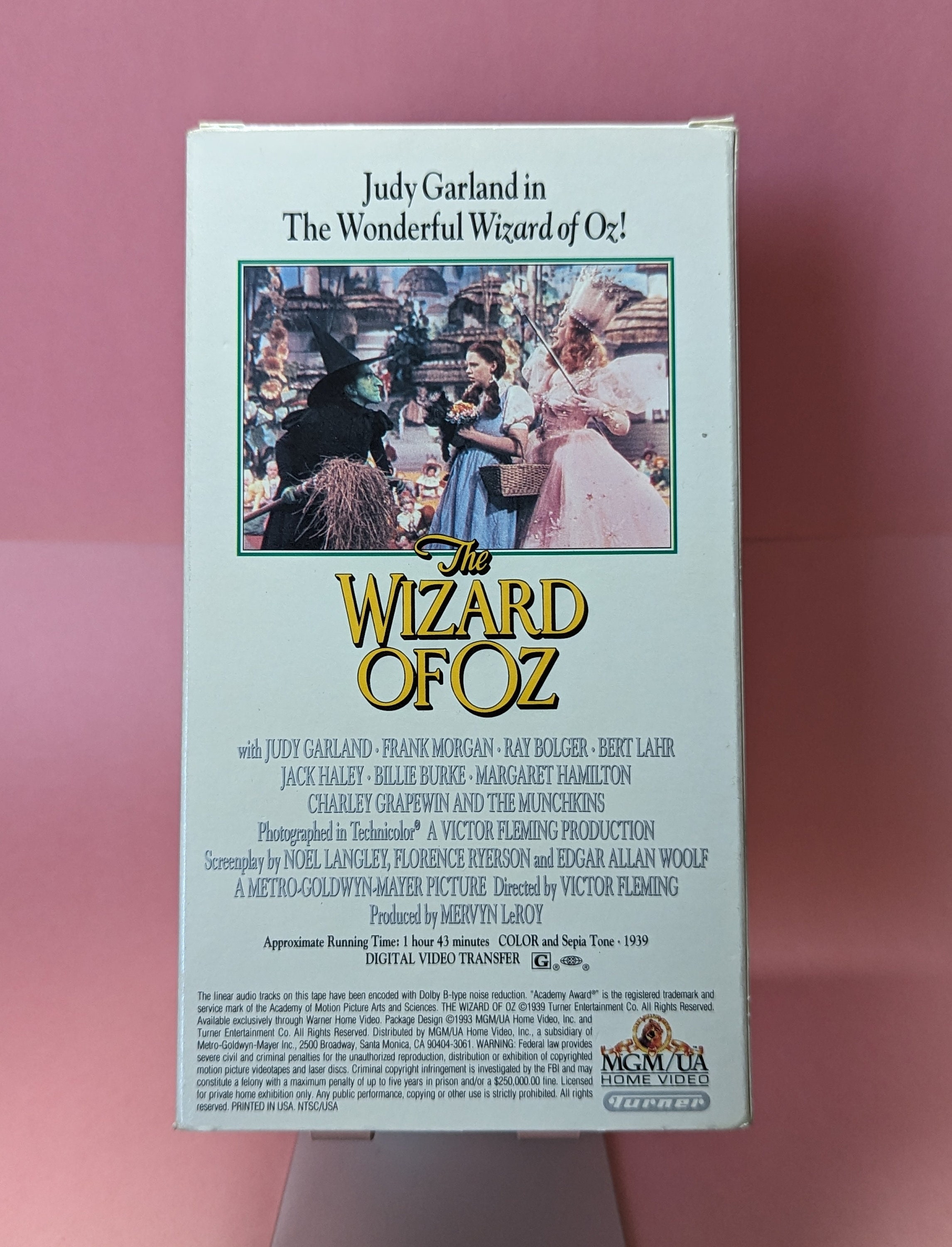The Wizard of Oz VHS New Technicolor Restoration the Ultimate Oz ...