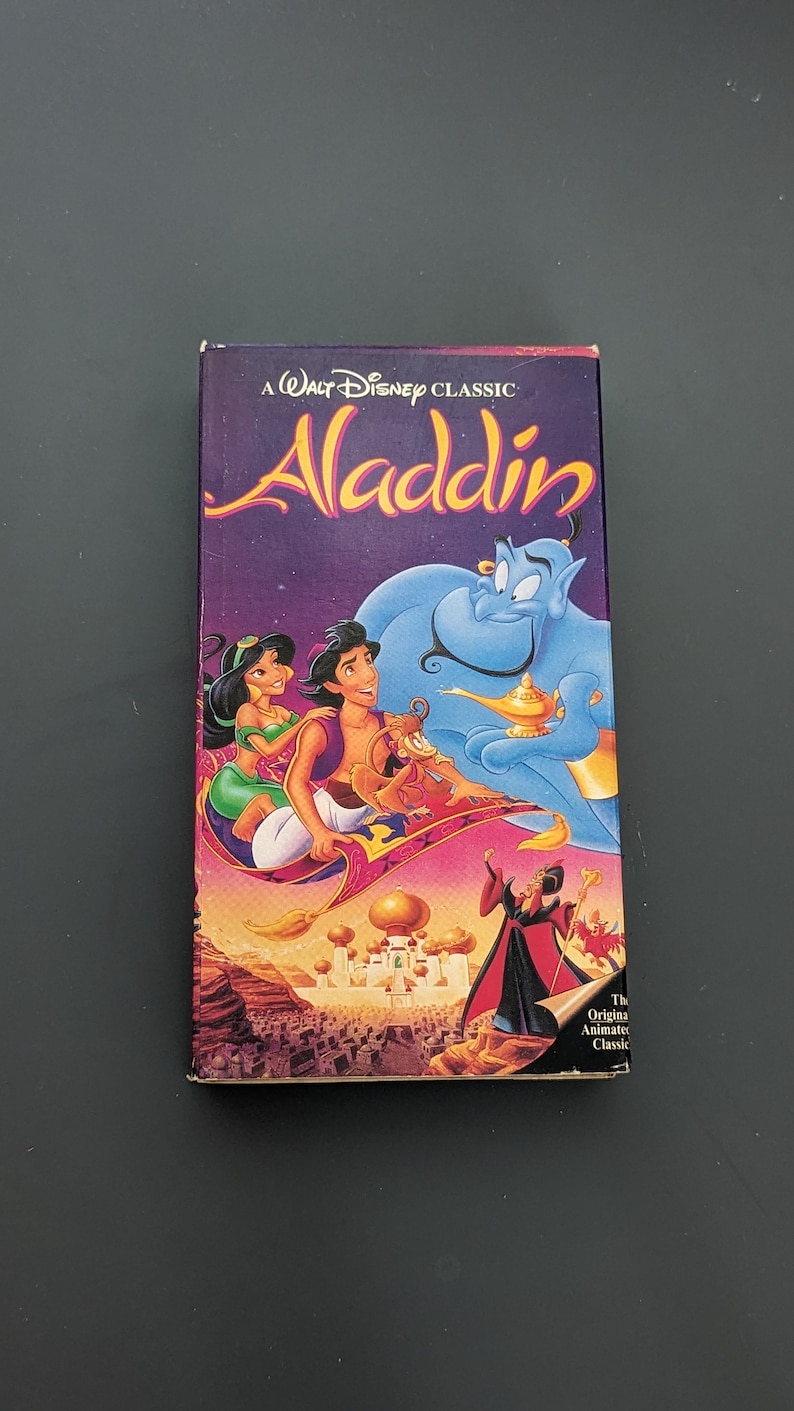 Aladdin VHS Tape | Walt Disney Classics | Diamond Edition | Vintage ...