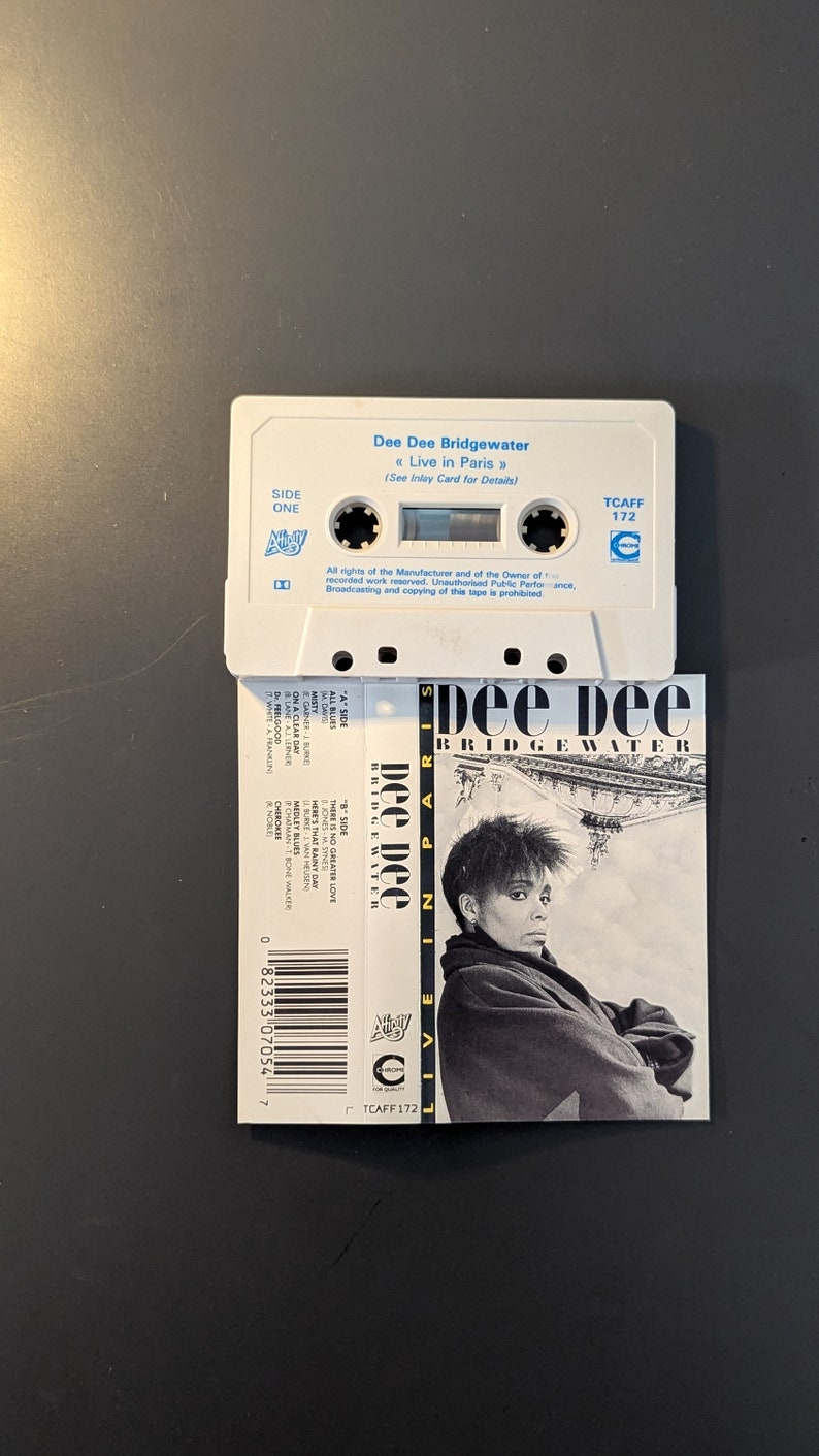 Dee Dee Bridgewater - Live in Paris Cassette Tape - Etsy
