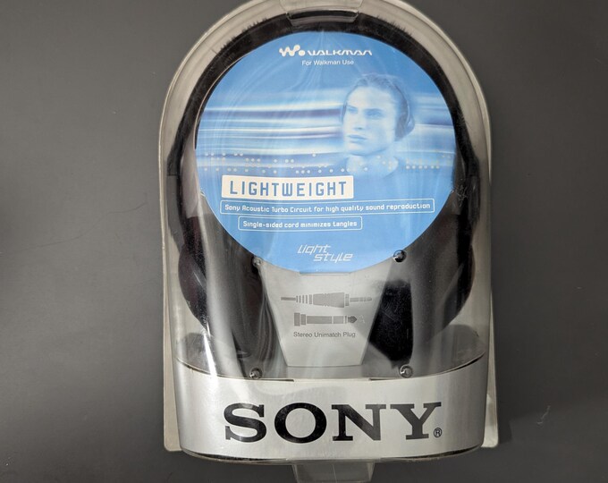 Vintage Sony Walkman Headphones Lightstyle MDR-201LP | Sealed Original ...