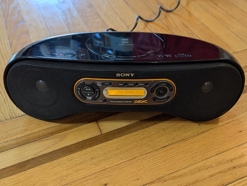 Sony Zs-sn10 Psyc Boombox | AM/FM Radio Cds and Mp3 Player | - Etsy