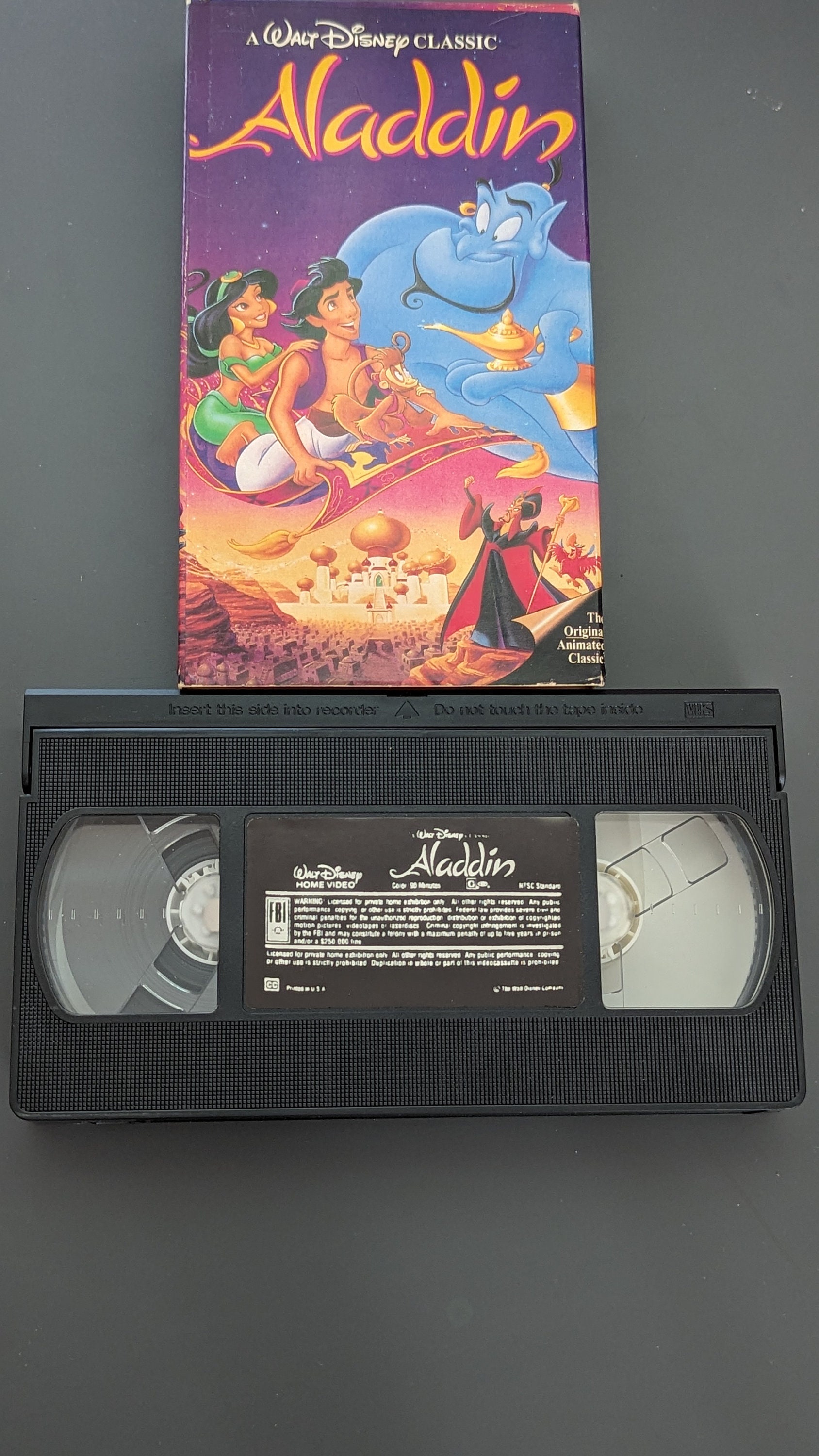 Aladdin VHS Tape | Walt Disney Classics | Diamond Edition | Vintage ...