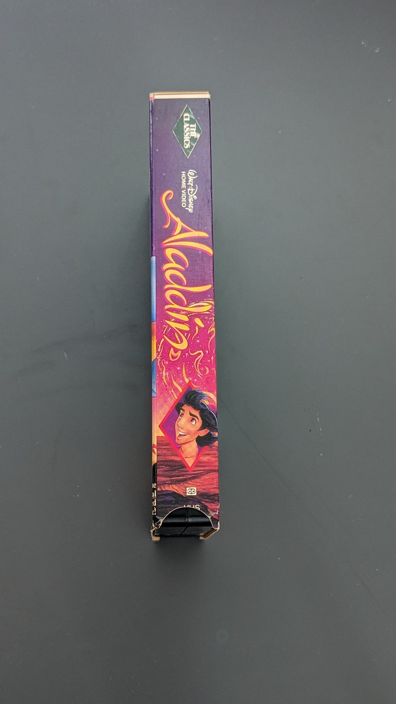 Aladdin VHS Tape | Walt Disney Classics | Diamond Edition | Vintage ...