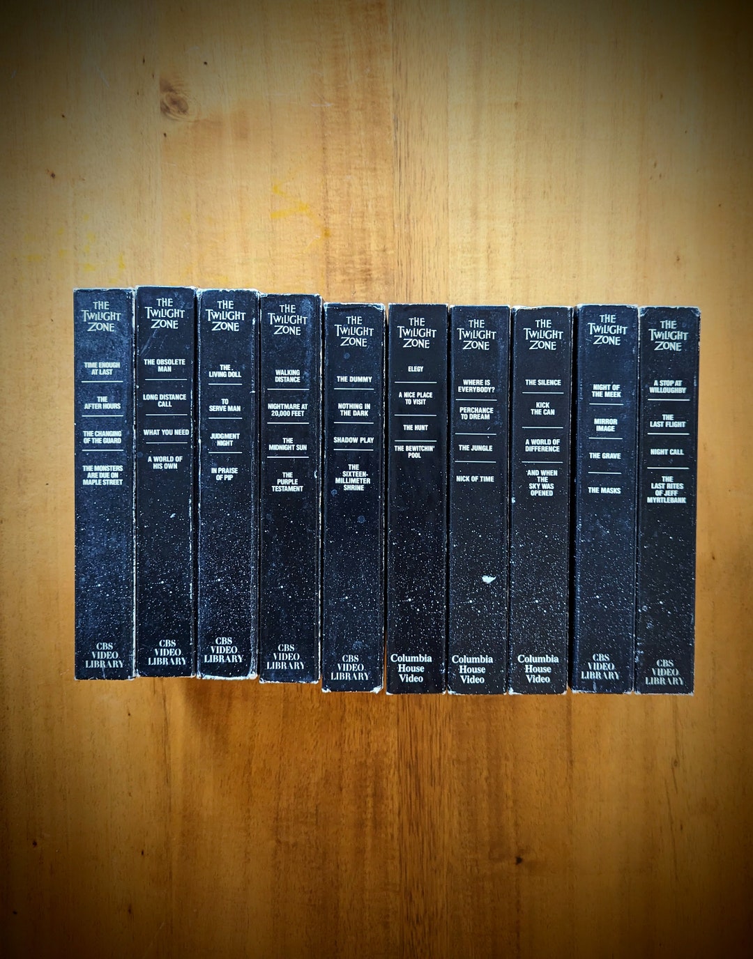 Twilight Zone 1960s VHS Collection - Classic Episodes From 1988 Edition ...