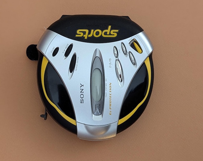 Vintage 90's Sony Sports Discman, Portable CD Player - Etsy