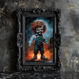 Childs Play Inspired Little Chucky Photo Art Print 11x17 - Premium ...