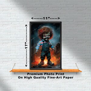 Childs Play Inspired Little Chucky Photo Art Print 11x17 - Premium ...