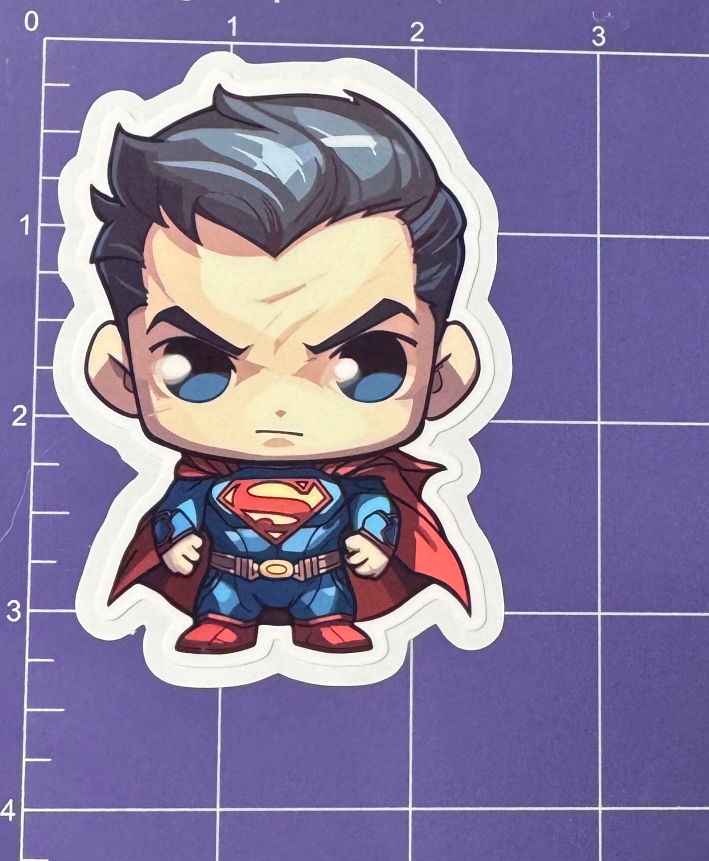 DC Hero Stickers, Glossy Waterproof Vinyl Stickers, 7 in the Set - Etsy