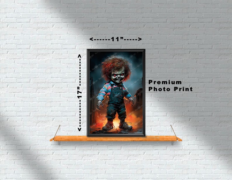Childs Play Inspired Little Chucky Photo Art Print 11x17 Premium Photo ...