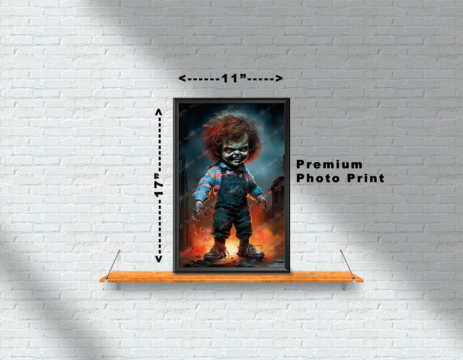 Childs Play Inspired Little Chucky Photo Art Print 11x17 Premium Photo ...