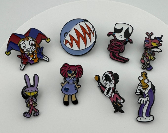 The Amazing Digital Circus Holographic 1.75 Pin Buttons - Etsy