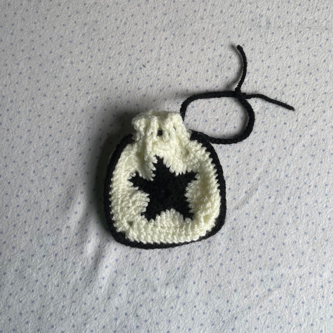 Crochet Drawstring Star Pouch - Etsy