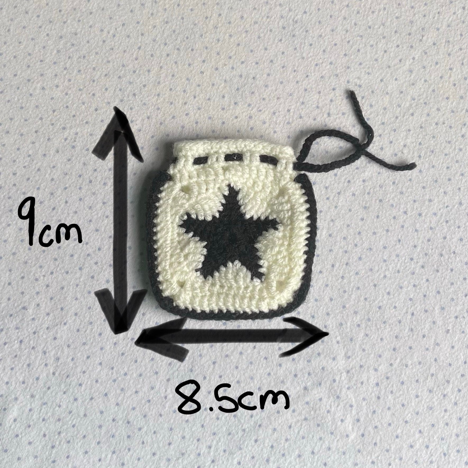 Crochet Drawstring Star Pouch - Etsy