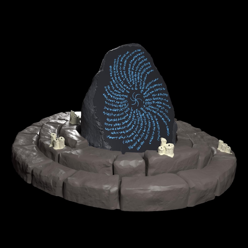3D-STL File: Dragon's Dogma - Rift Stone Phone Holder - Etsy