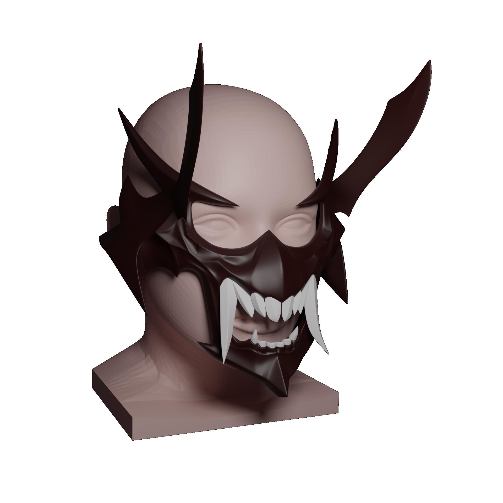 3D Stl-file: Manga Cosplay Mask - Akumetsu - Etsy
