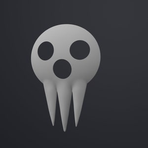 3D Stl-file: Soul Eater Shinigami Skull Mask - Etsy