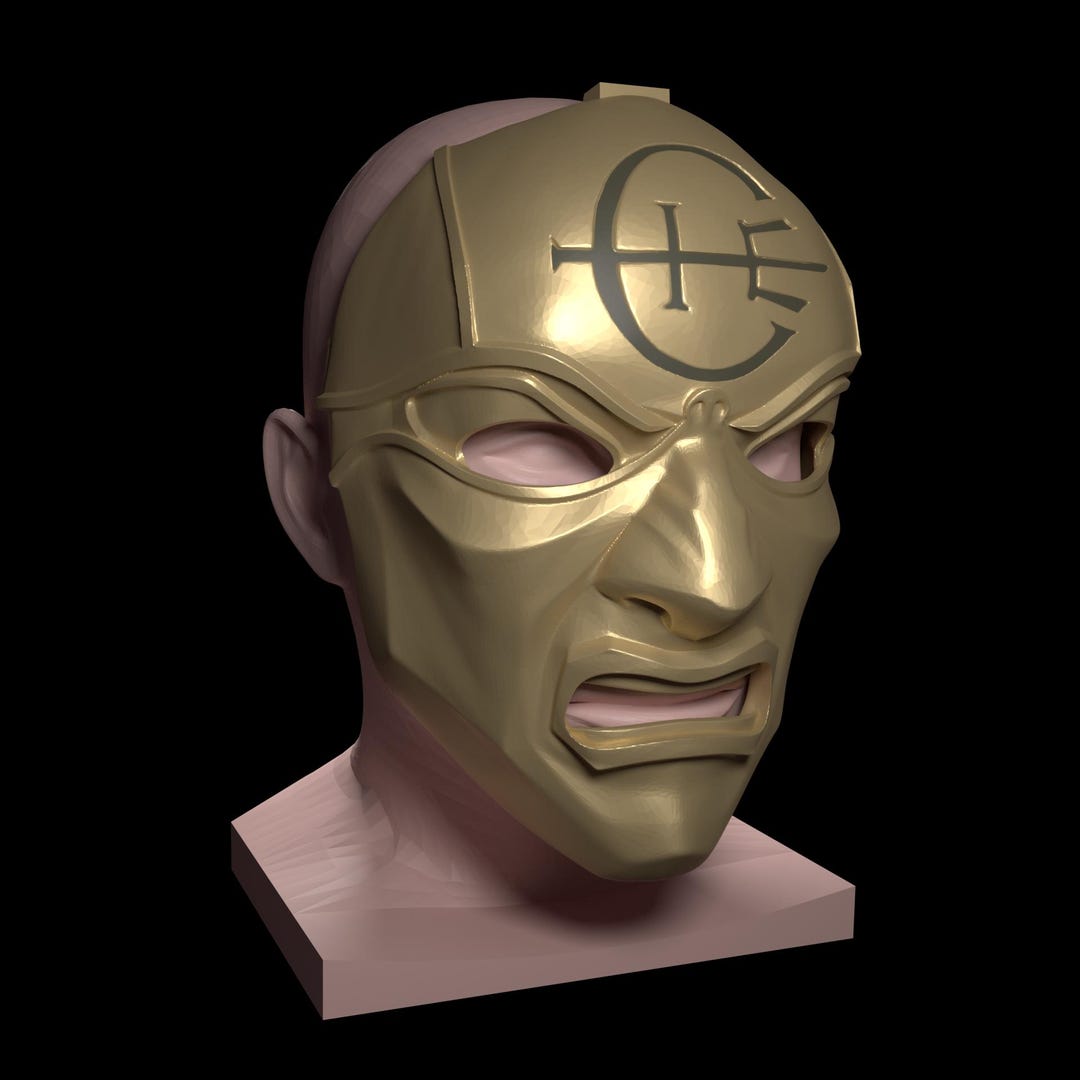 3D Stl-file: Dishonored - Overseer Cosplay Mask - Etsy