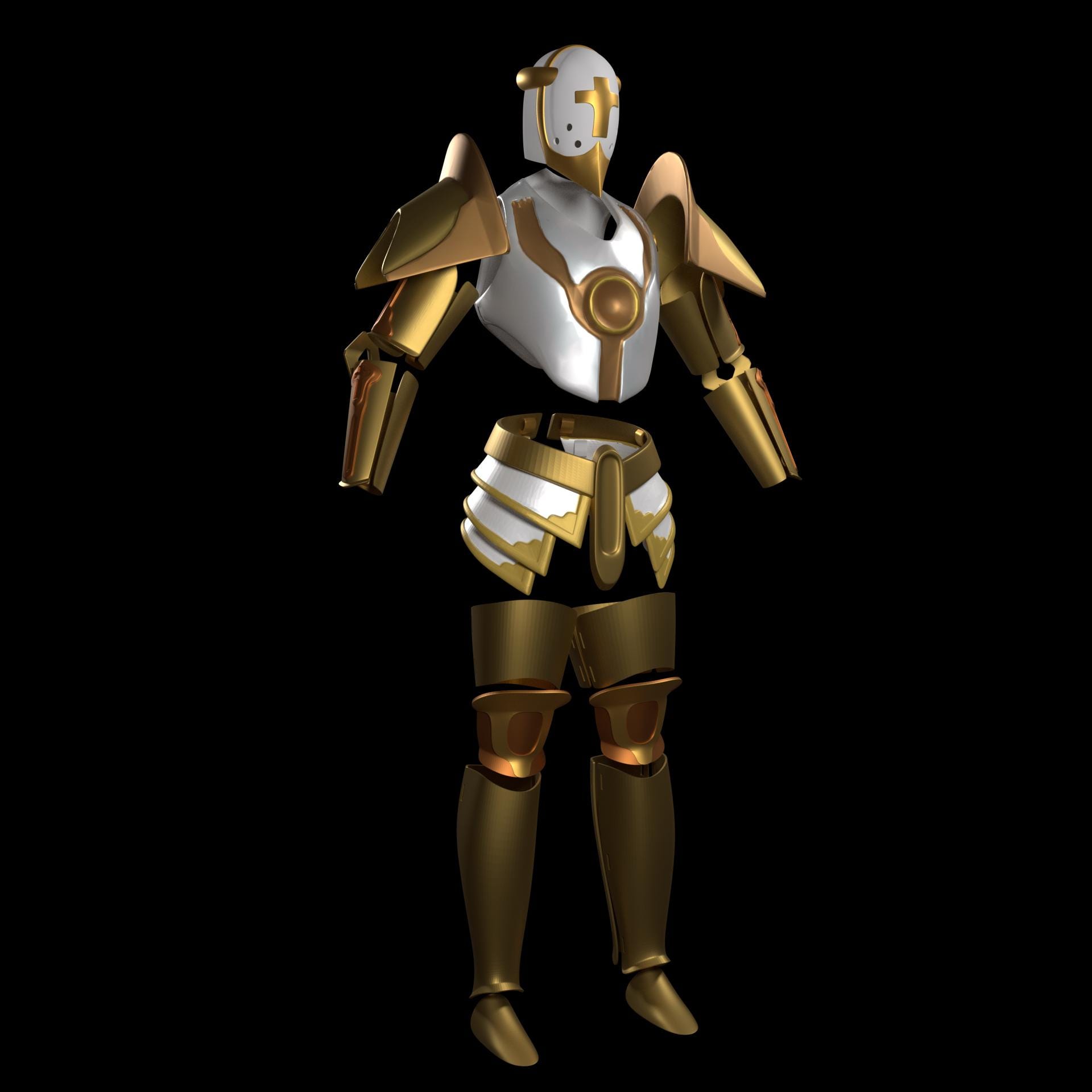 3d Stl File Ultrakill Gabriel Armor For Cosplay Etsy