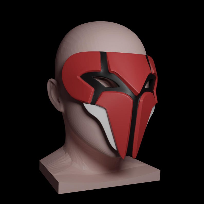 3D Stl-file: Genshin Impact Cosplay Fatui Pyro Agent Mask - Etsy Australia