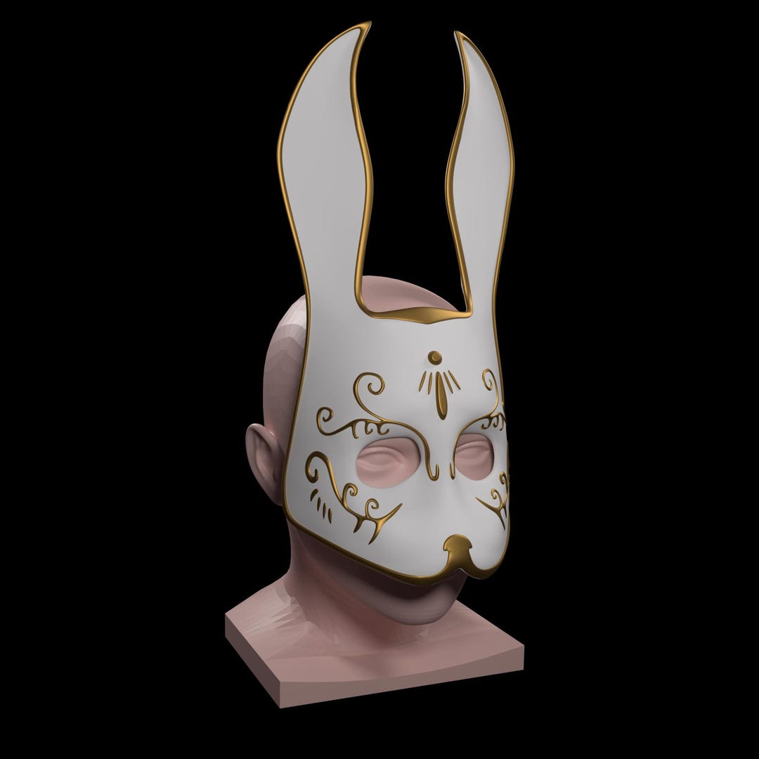 3D Stl-file: Bioshock - Party Mask Hare for Multi Color Printing - Etsy