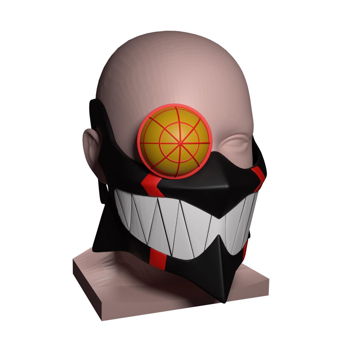 Fichier STL 3D : Dandadan Anime Cosplay - Masque Unji Zuma - Etsy France