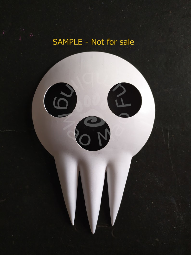 3D Stl-file: Soul Eater Shinigami Skull Mask - Etsy