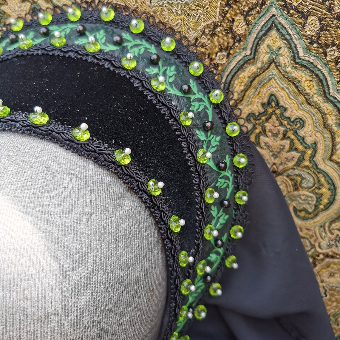 Gothic Renaissance French Hood Anne Boleyn Hat Tudor - Etsy