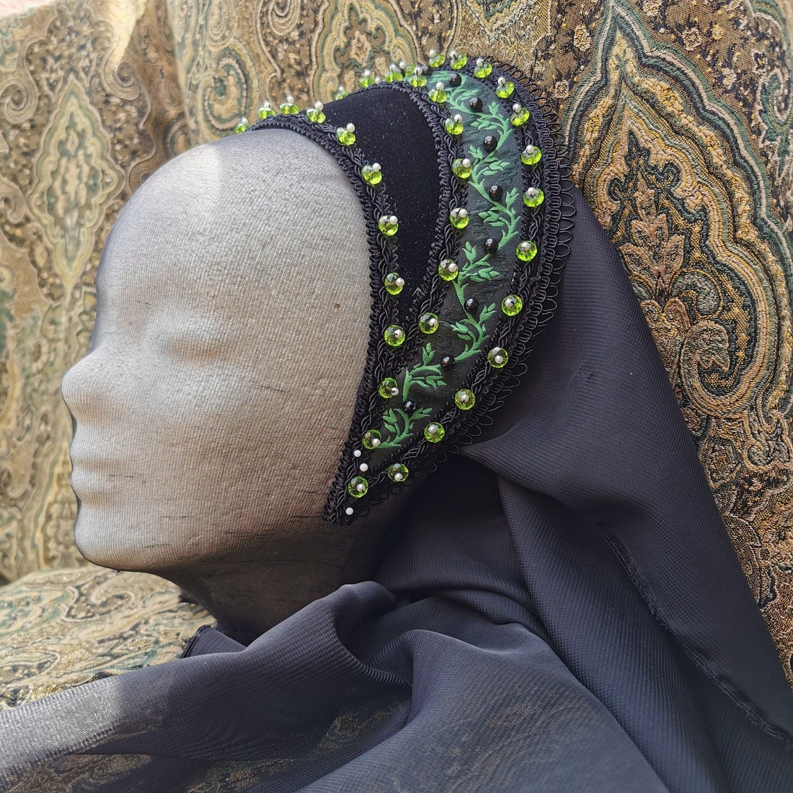 Gothic Renaissance French Hood Anne Boleyn Hat Tudor - Etsy