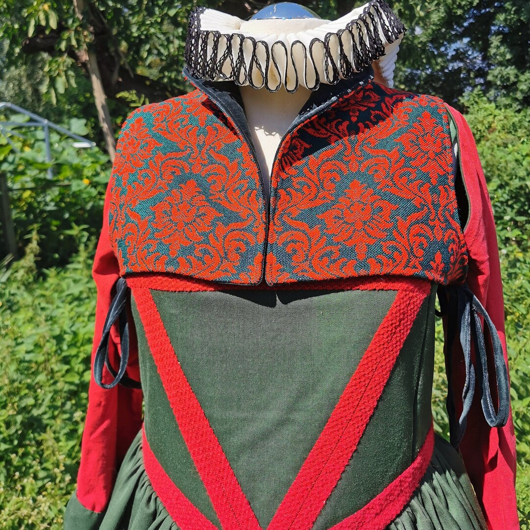 Reversible Partlet Elizabethan Tudor - Etsy