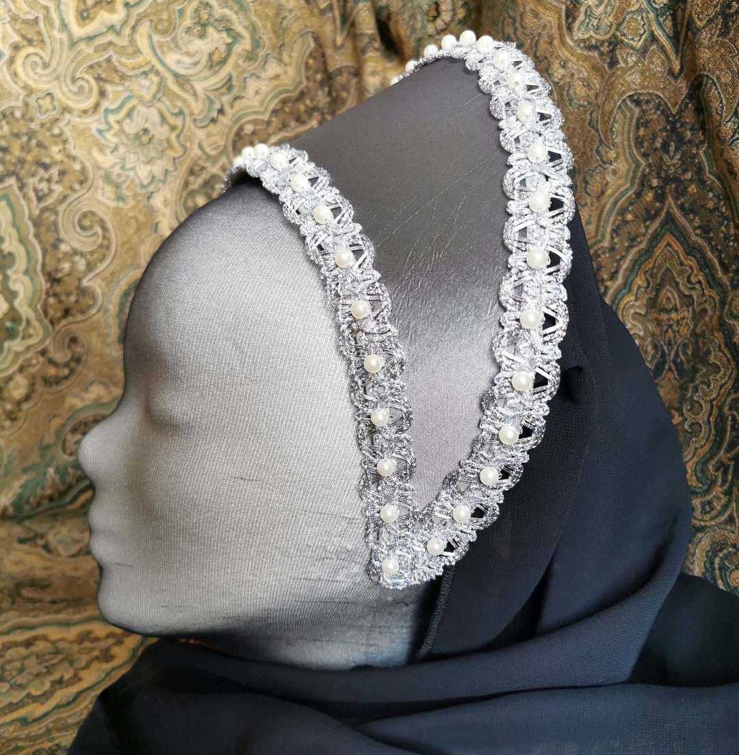French Hood Renaissance Hat Tudor - Etsy
