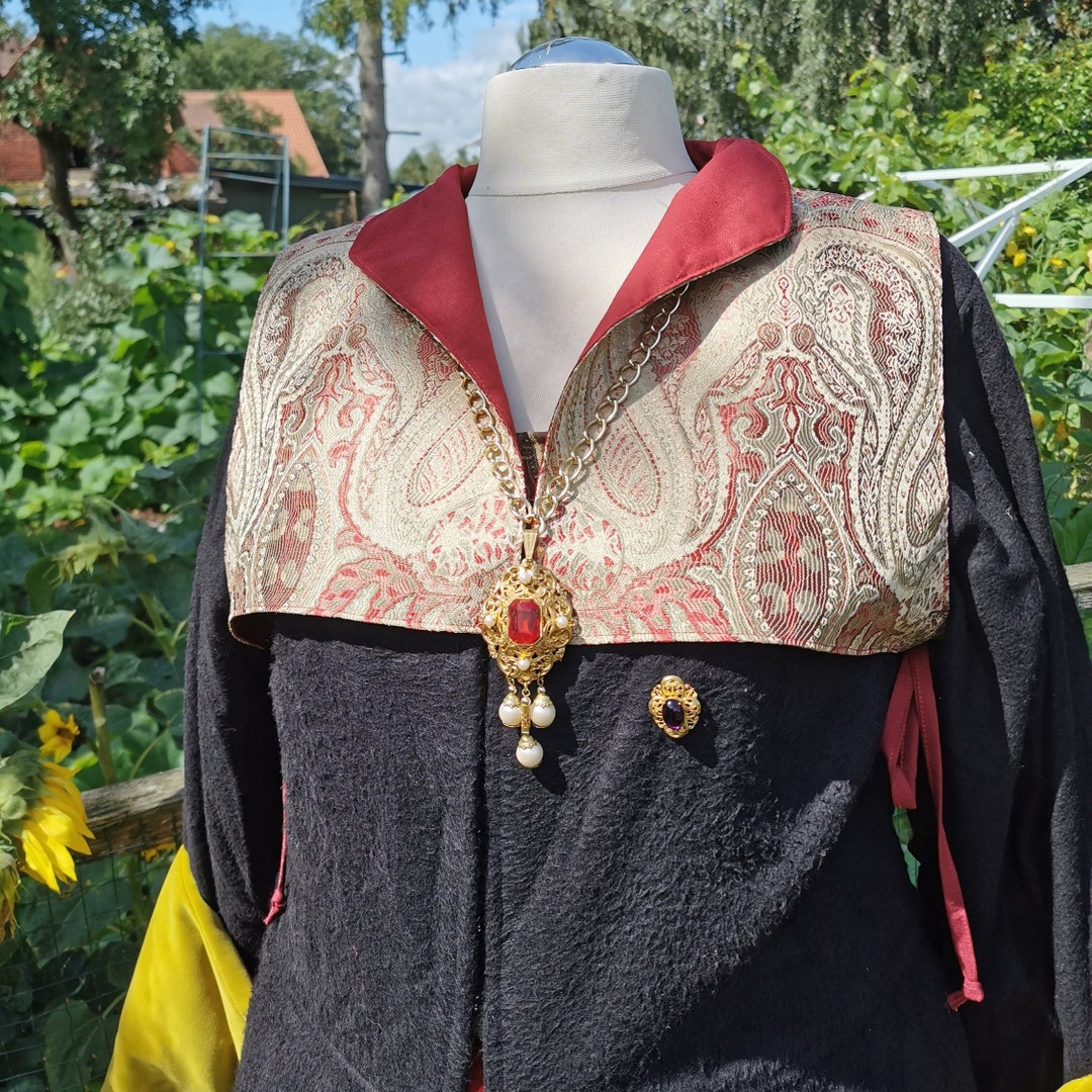 Renaissance Reversible Partlet Elizabethan Tudor - Etsy