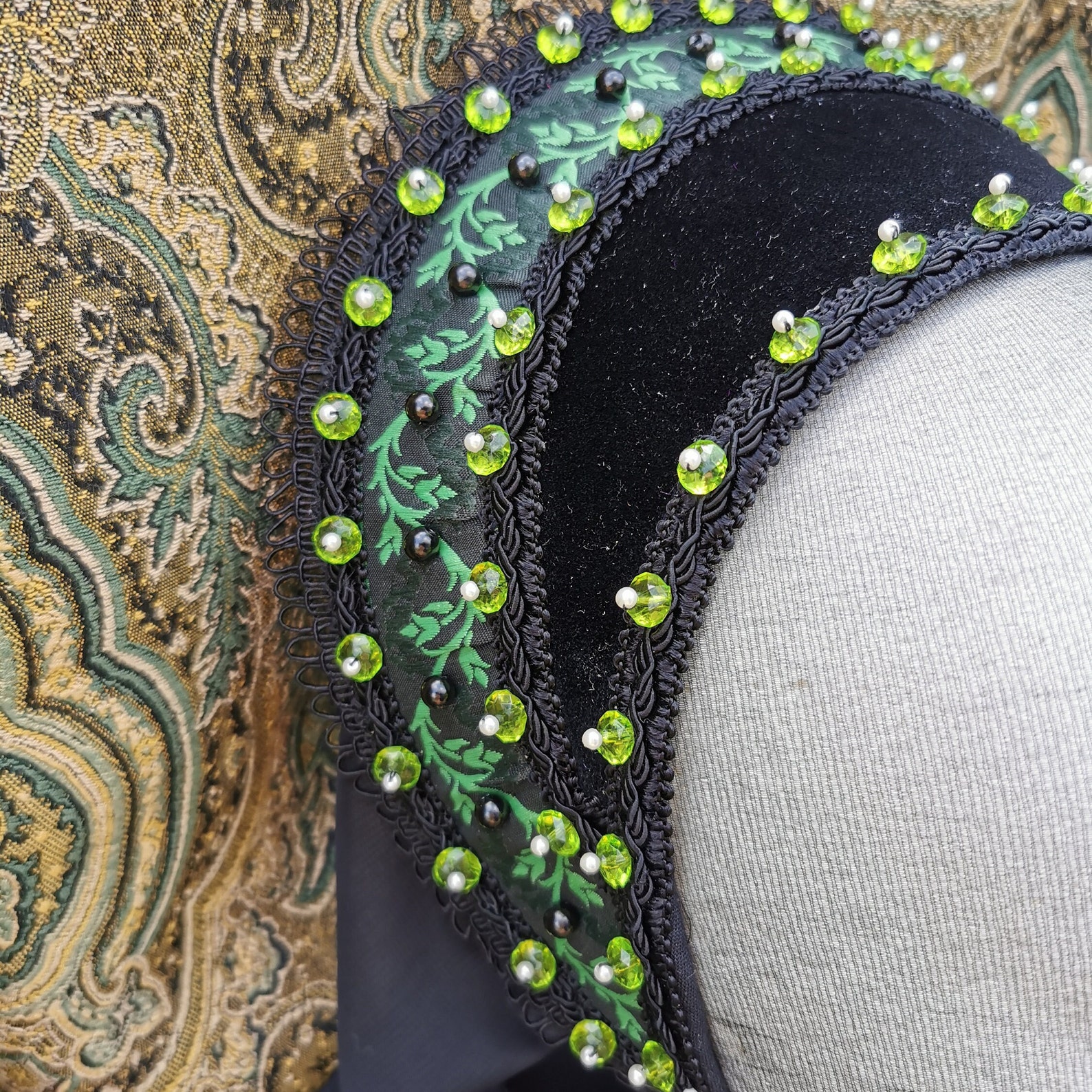 Gothic Renaissance French Hood Anne Boleyn Hat Tudor - Etsy