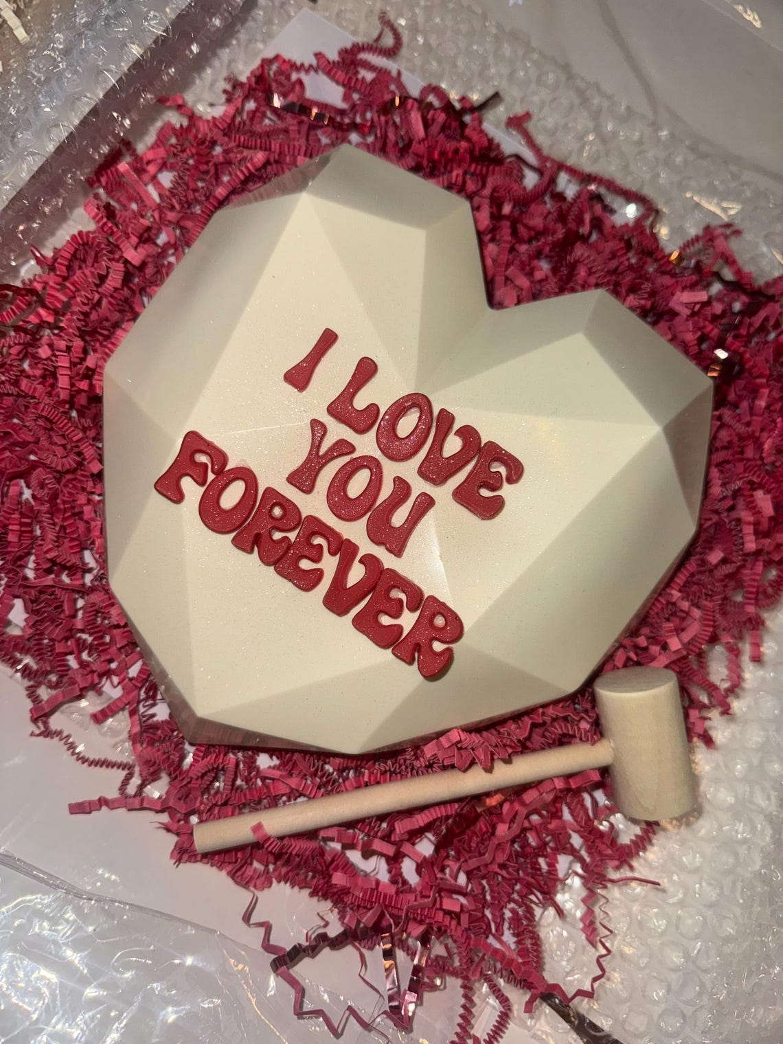 Breakable Chocolate Heart / Smash Heart / Valentine Gift / Anniversary ...