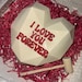 Breakable Chocolate Heart / Smash Heart / Valentine Gift / Anniversary ...