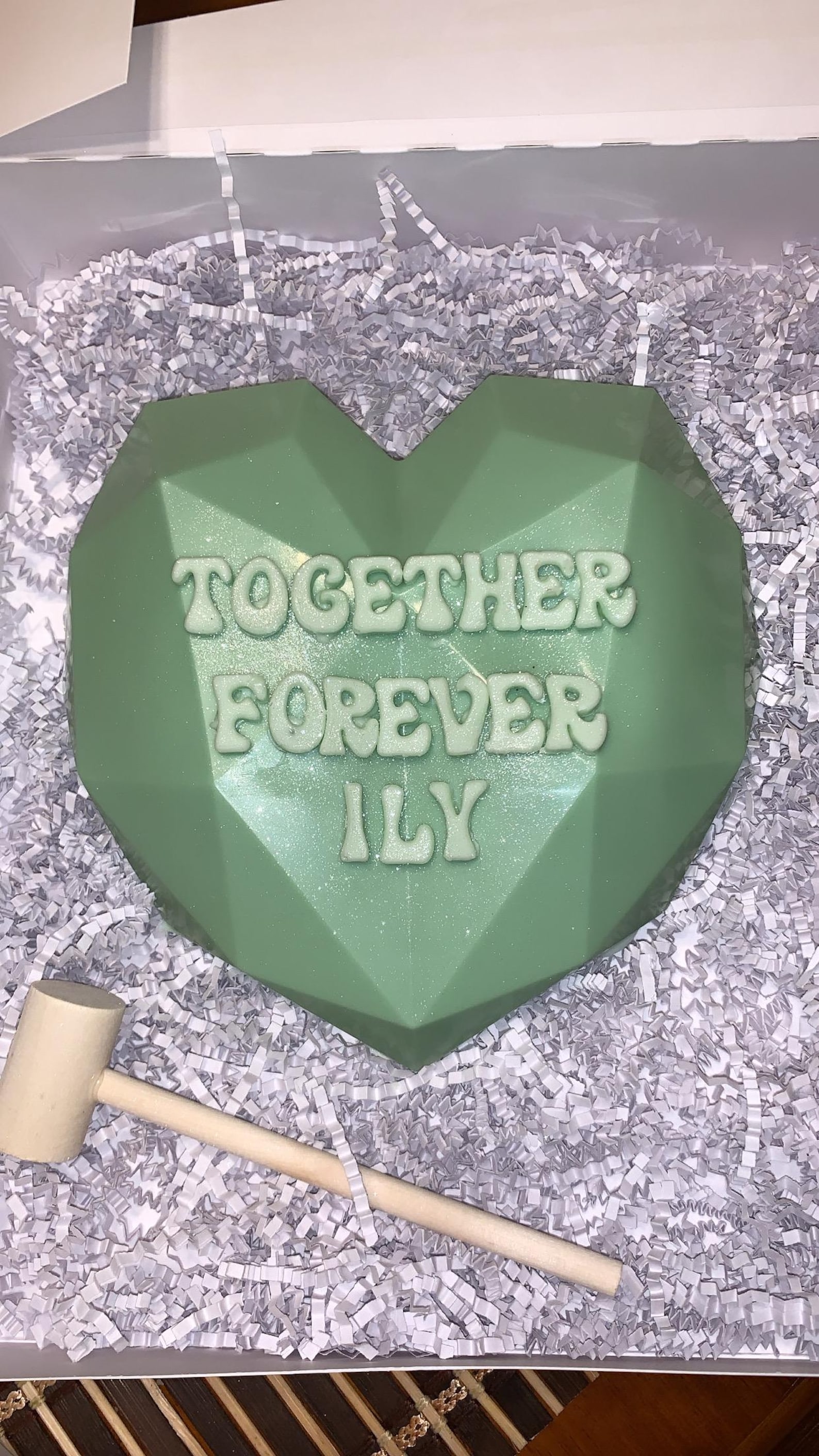 Breakable Chocolate Heart / Smash Heart / Valentine Gift / Anniversary ...